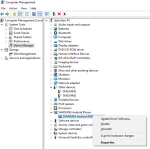Android ADB (USB Support) Drivers Download Link for all Devices